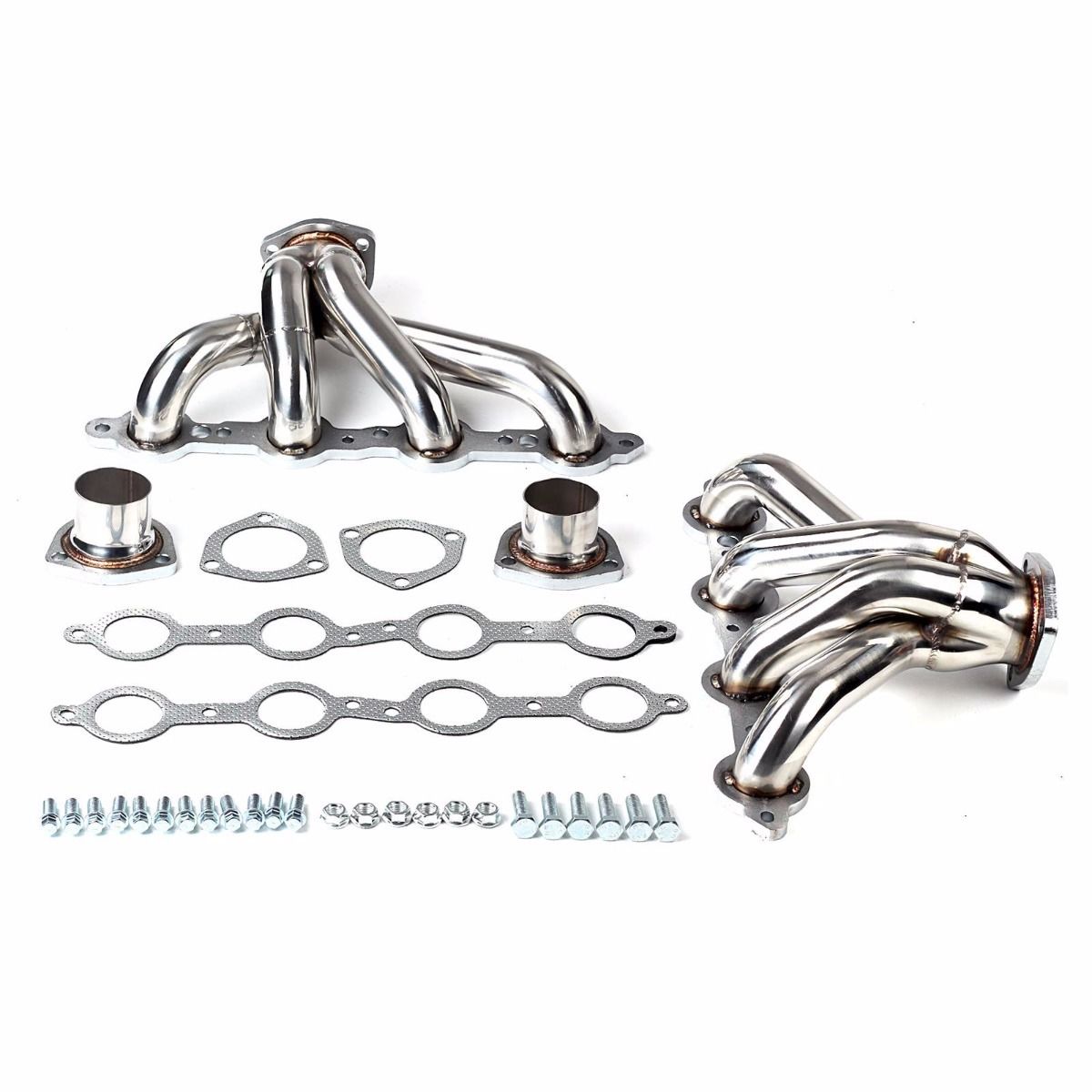 Exhaust Header For Chevy LS1 LSX SWAP 350 Engine Shorty Stainless Bloc ...