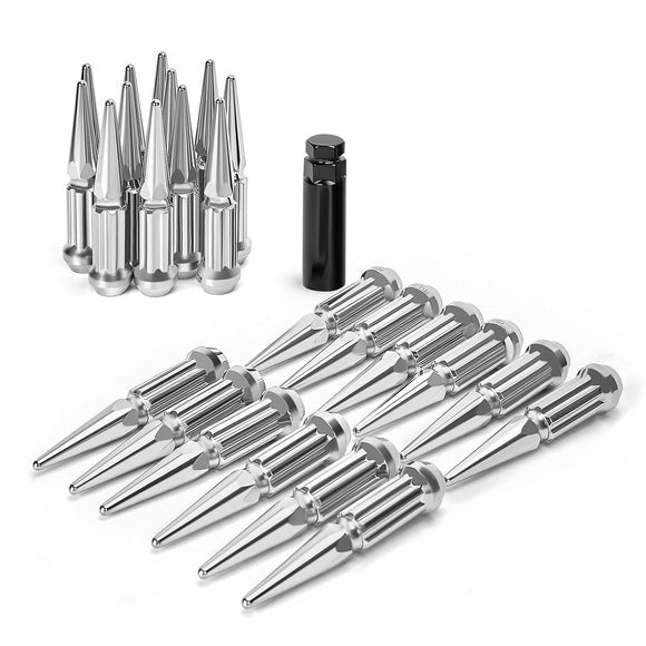 Extended Spiked Lug Nuts M14x1.5 24pcs 2-piece Cone Seat For Chevy For | KSP performance