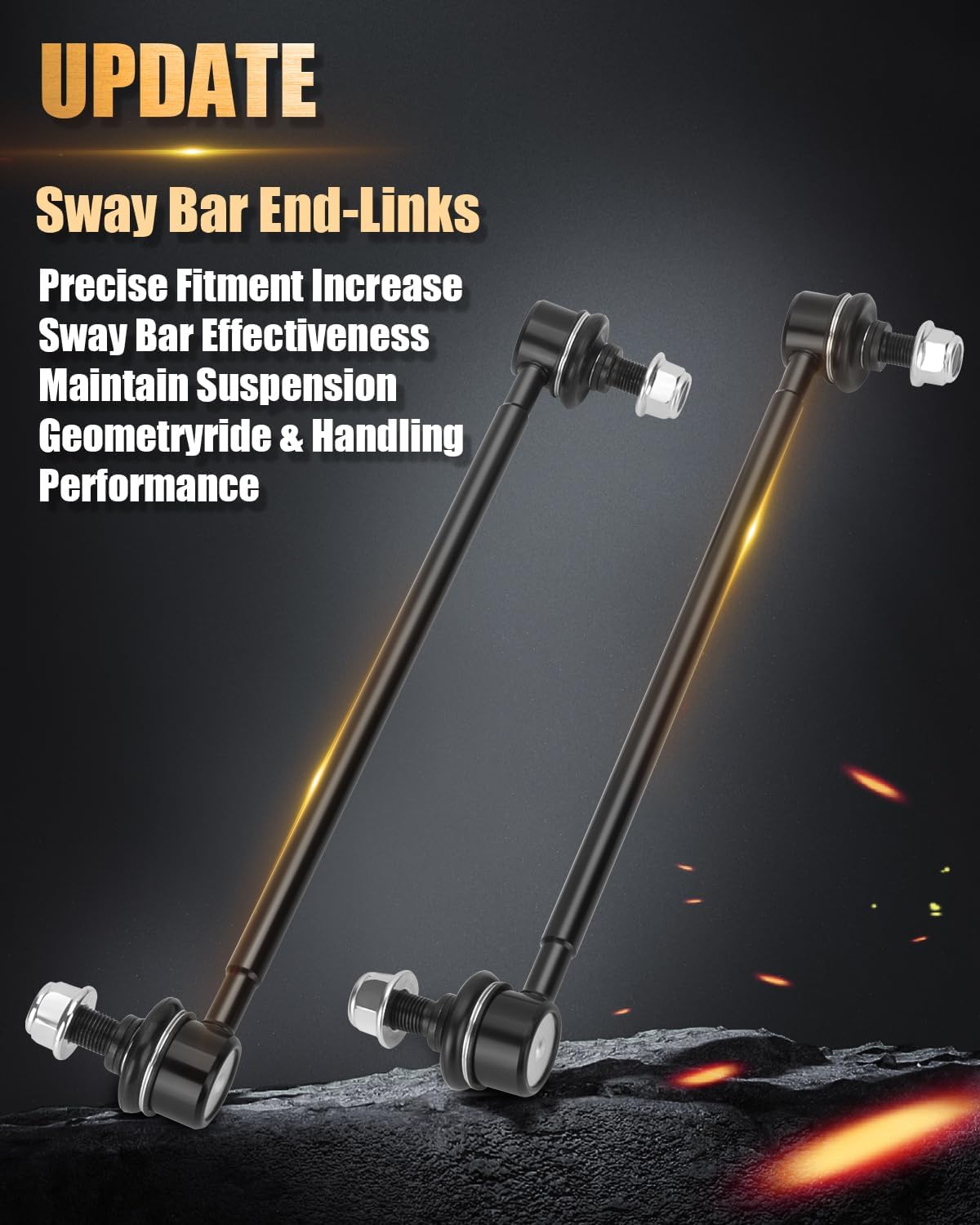 RAV4 Full Leveling Lift Kit 2" Front and 1.5" Rear with Upgrade Sway B ...