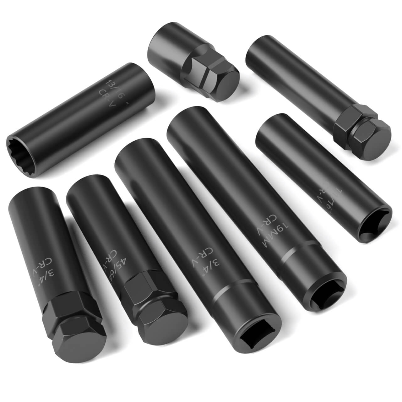 8PCS Universal Locking Lug Master Key Set Wheel Lock Removal Tool Kit ...