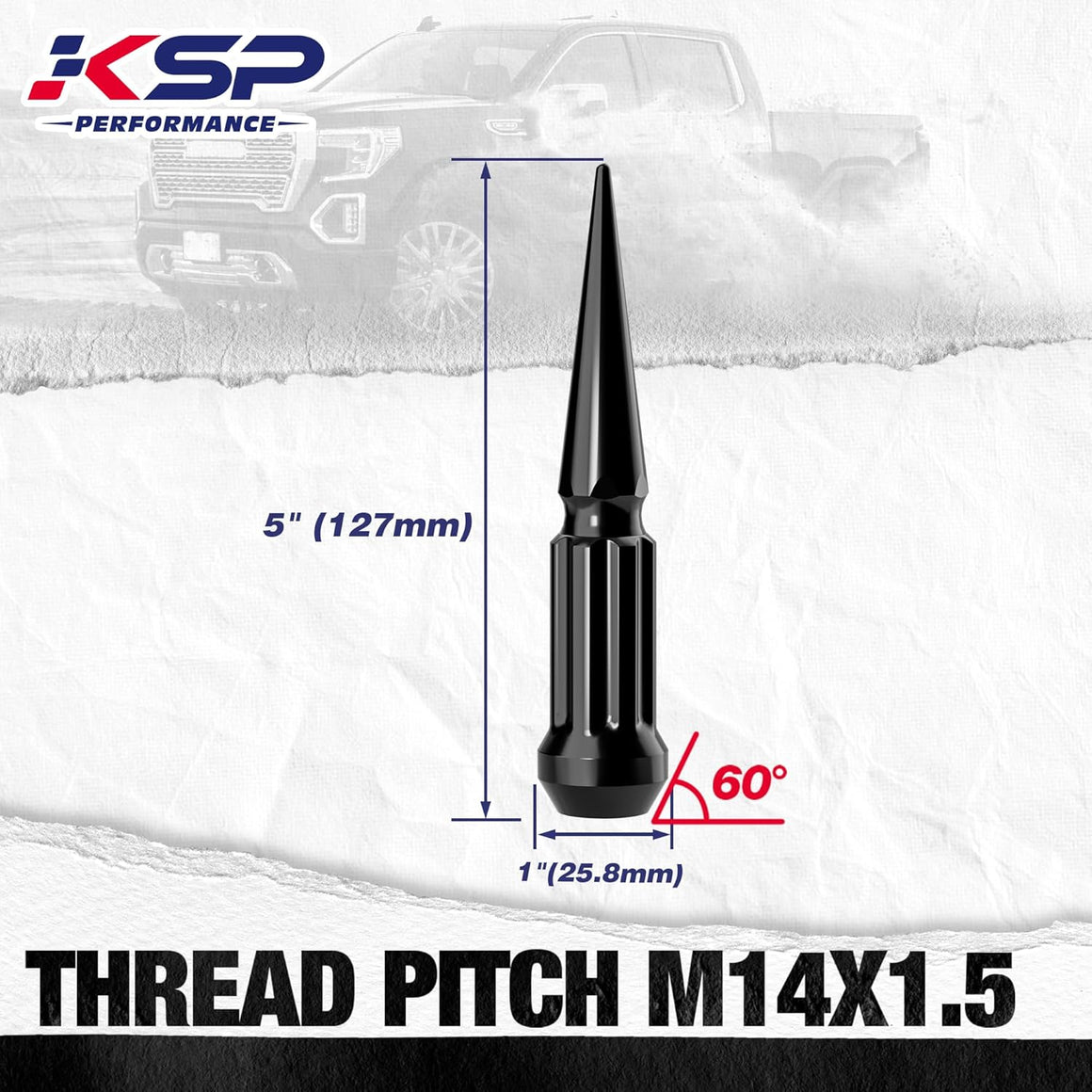 Spike Lug Nuts Stylish and Secure - KSP Performance | KSP performance
