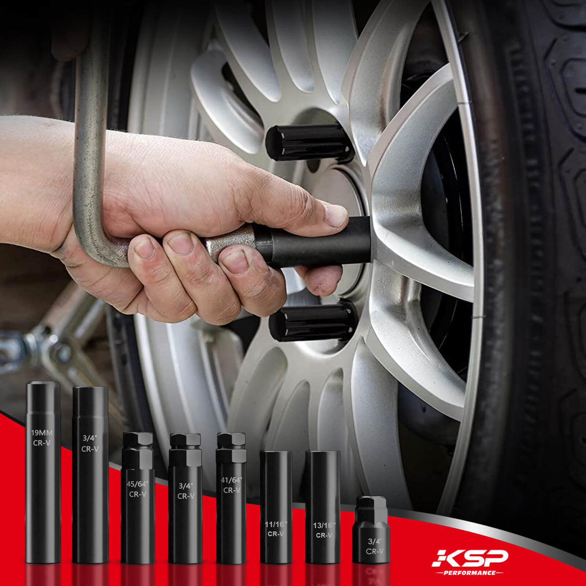 8PCS Universal Locking Lug Master Key Set Wheel Lock Removal Tool Kit ...