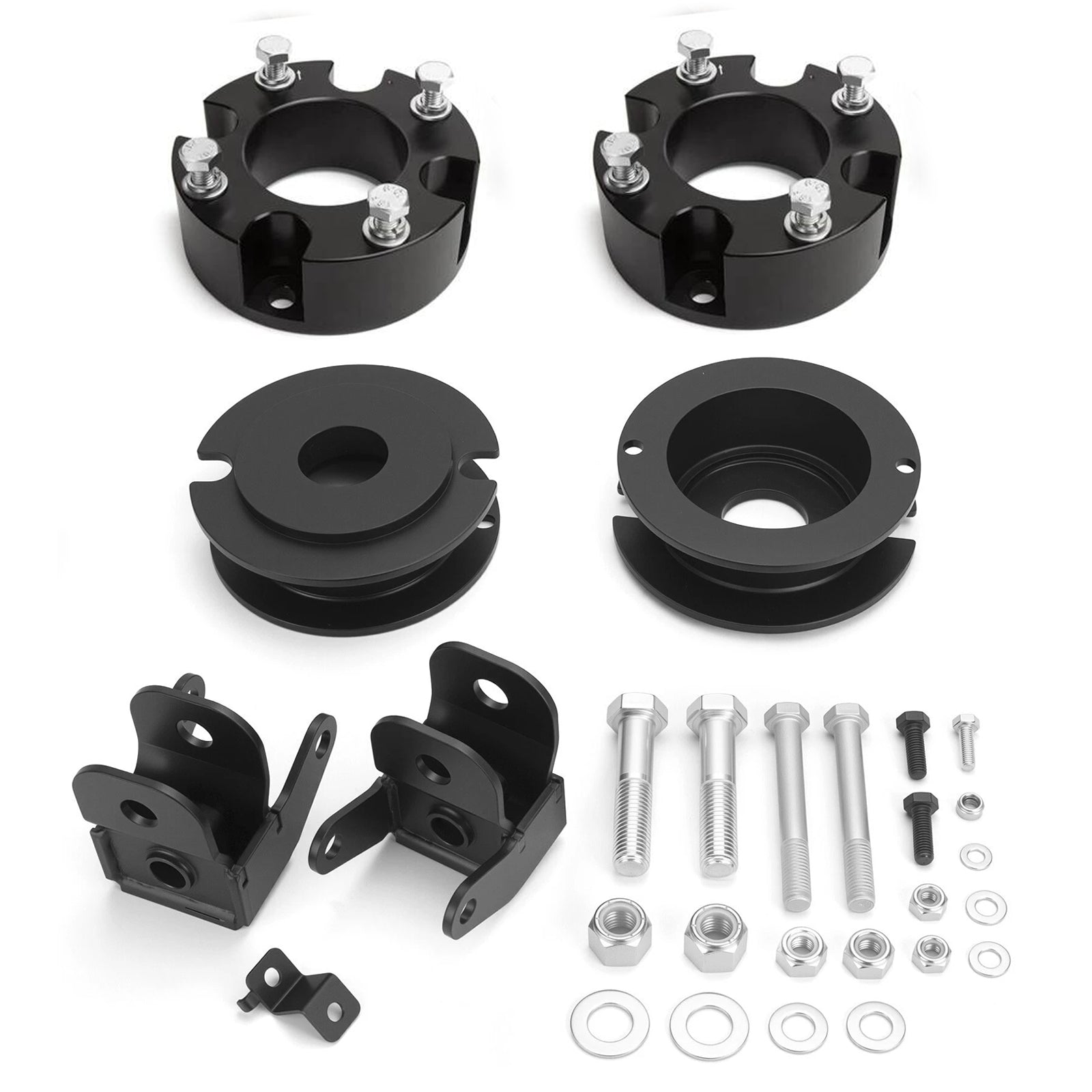 3" Front and 2" Rear Lift Kits with Shock Extenders for Toyota Tundra ...