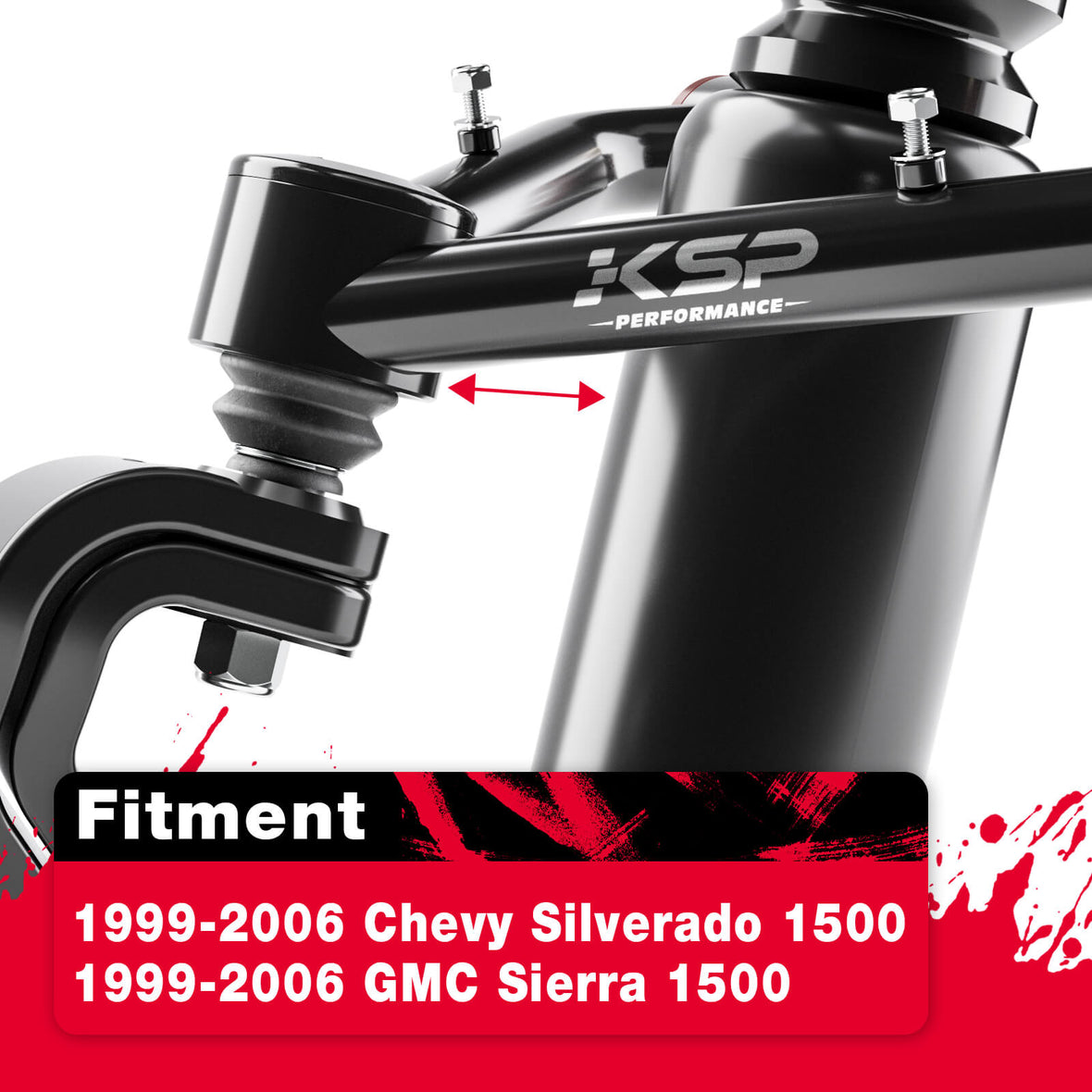 2-4" Forged Upper Control Arm for 1999-2006 Silverado/Sierra 1500 | KSP ...